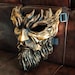Gold Eternal Warden Mask: Fantasy LARP Cosplay Costume Accessory for ...