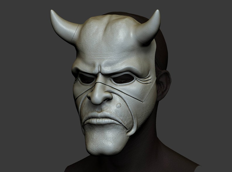 Terrifying Black Phone Grabber Mask STL File for 3D Printing - Horror ...