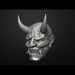 Traditional Japanese Hannya Mask Magnet, Oni Mask,samurai Mask fridge ...