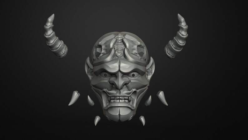 Traditional Japanese Hannya Mask Oni MaskSamurai Mask mask | Etsy