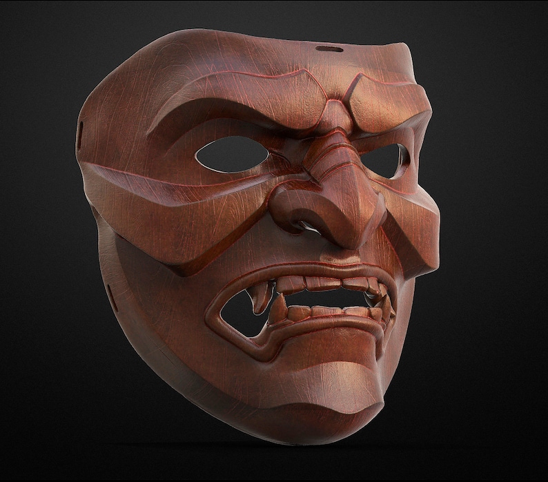 Kabuto Japanese Hannya Mask Oni Mask Samurai Mask STL File for - Etsy