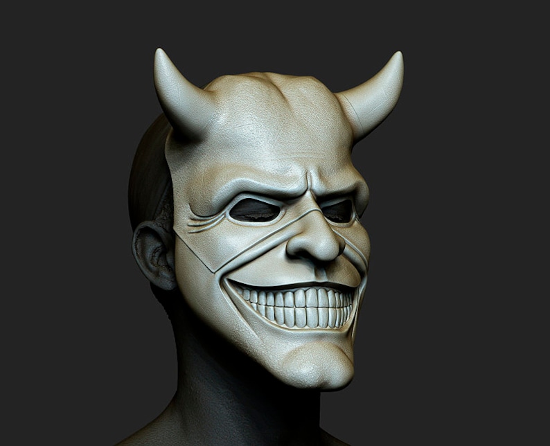 Terrifying Black Phone Grabber Mask STL File for 3D Printing - Horror ...