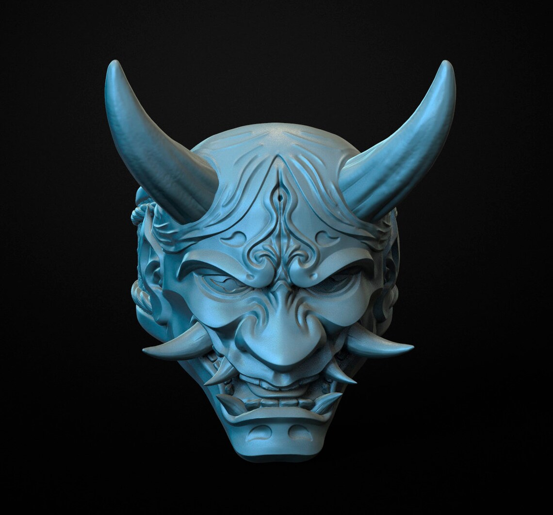 Ring Hannya Oni Demon Mask Model STL File for 3D Print - Etsy