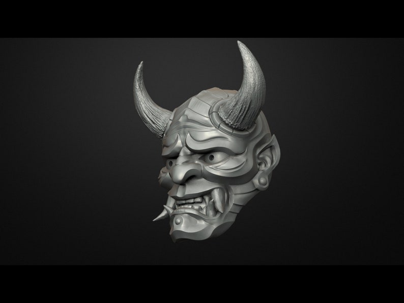 Traditional Japanese Hannya Mask Magnet Oni Masksamurai Mask - Etsy