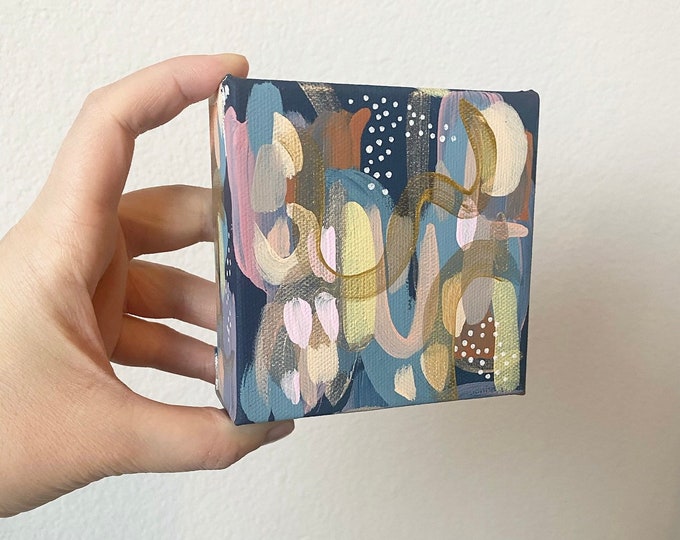 MINI Modern Abstract Artwork Wall Art Abstract Art Mini - Etsy