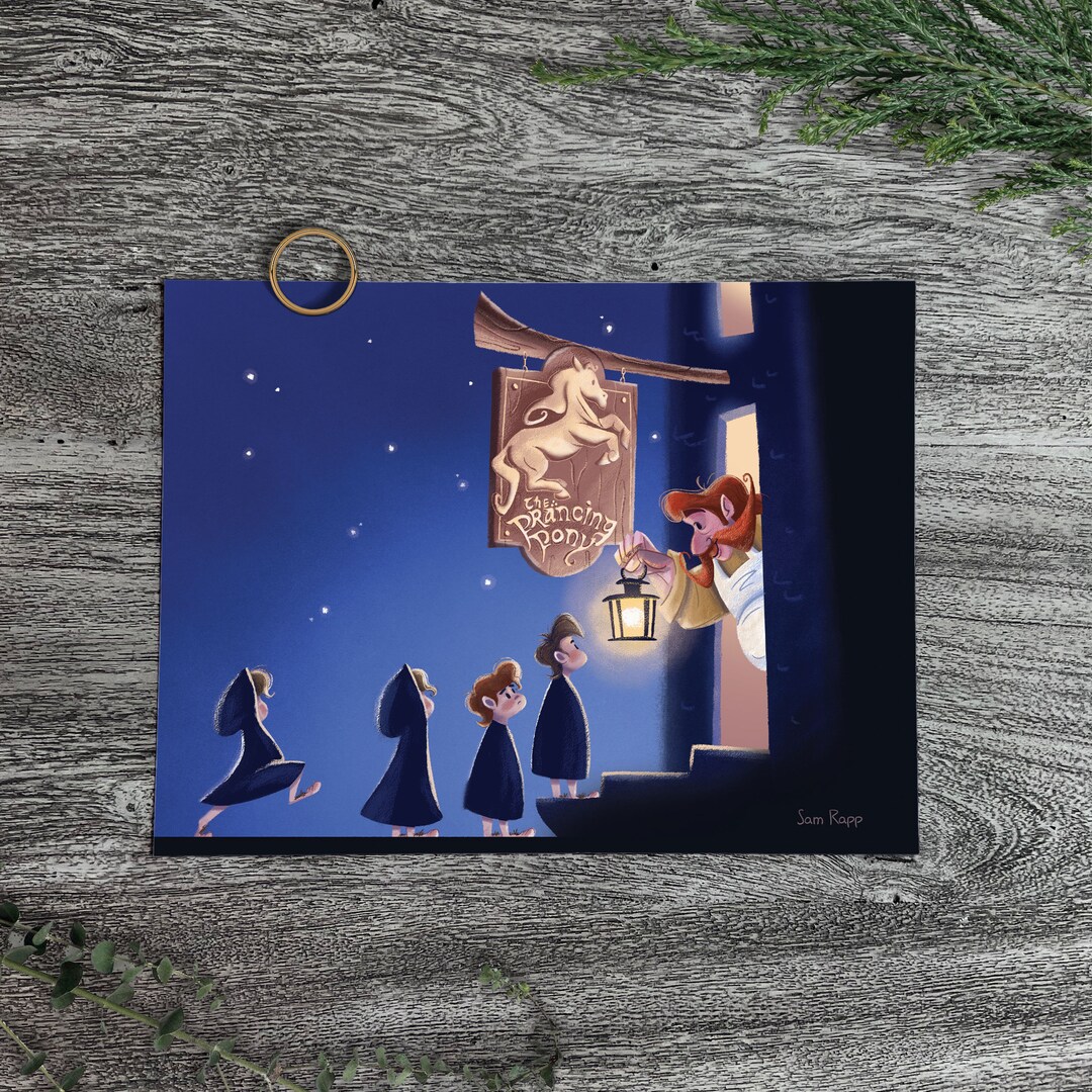 At the Sign | Art Print - Etsy