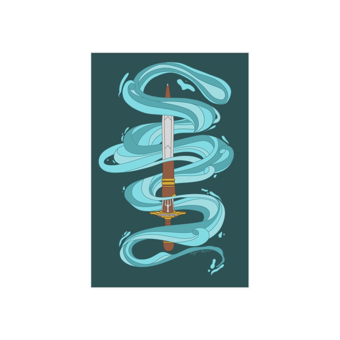 Riptide Print - Etsy