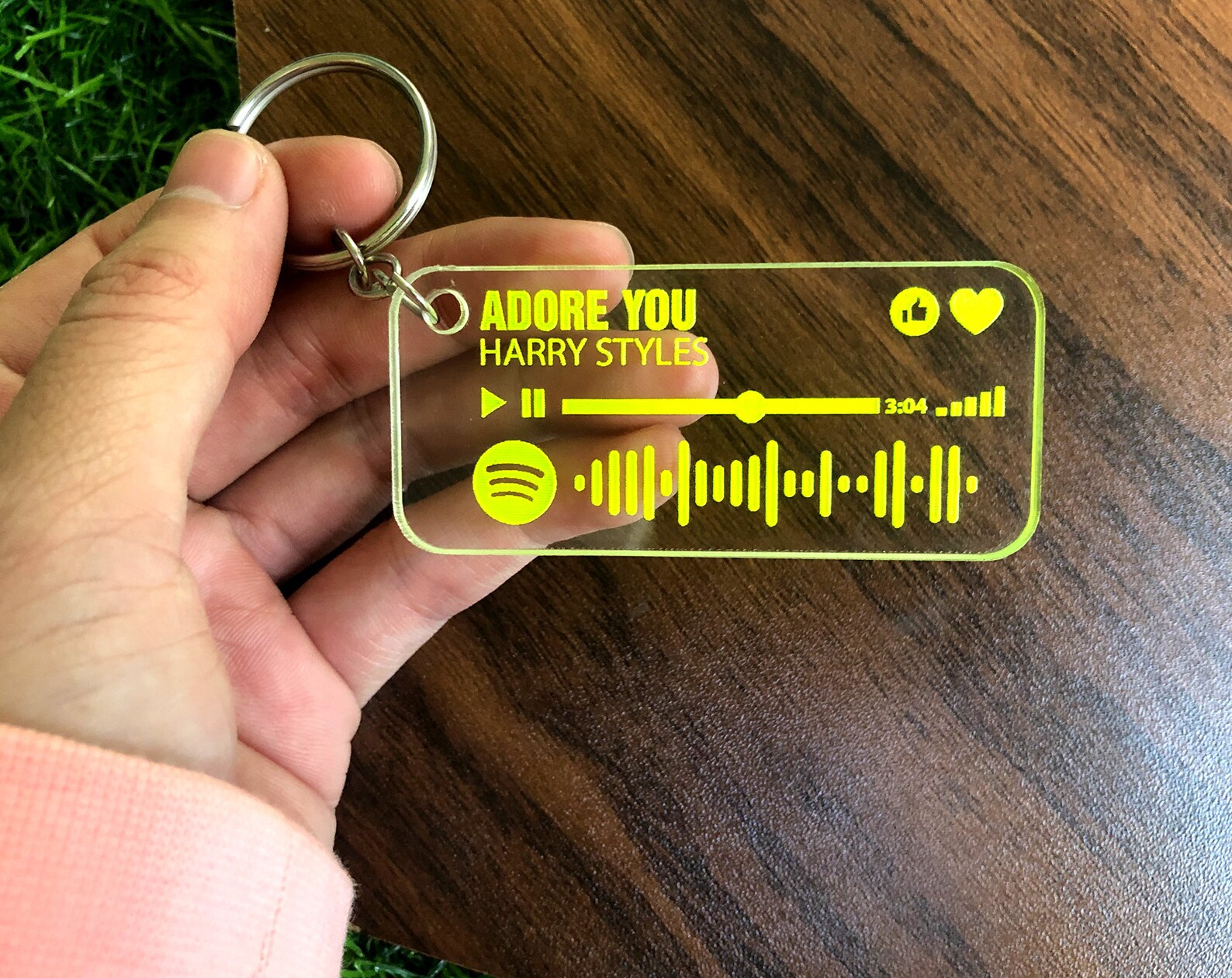 Scan Code Music Spotify Keychains Custom Personalized Music Etsy Scan Code Music Spotify Keychains Custom Personalized Music Etsy