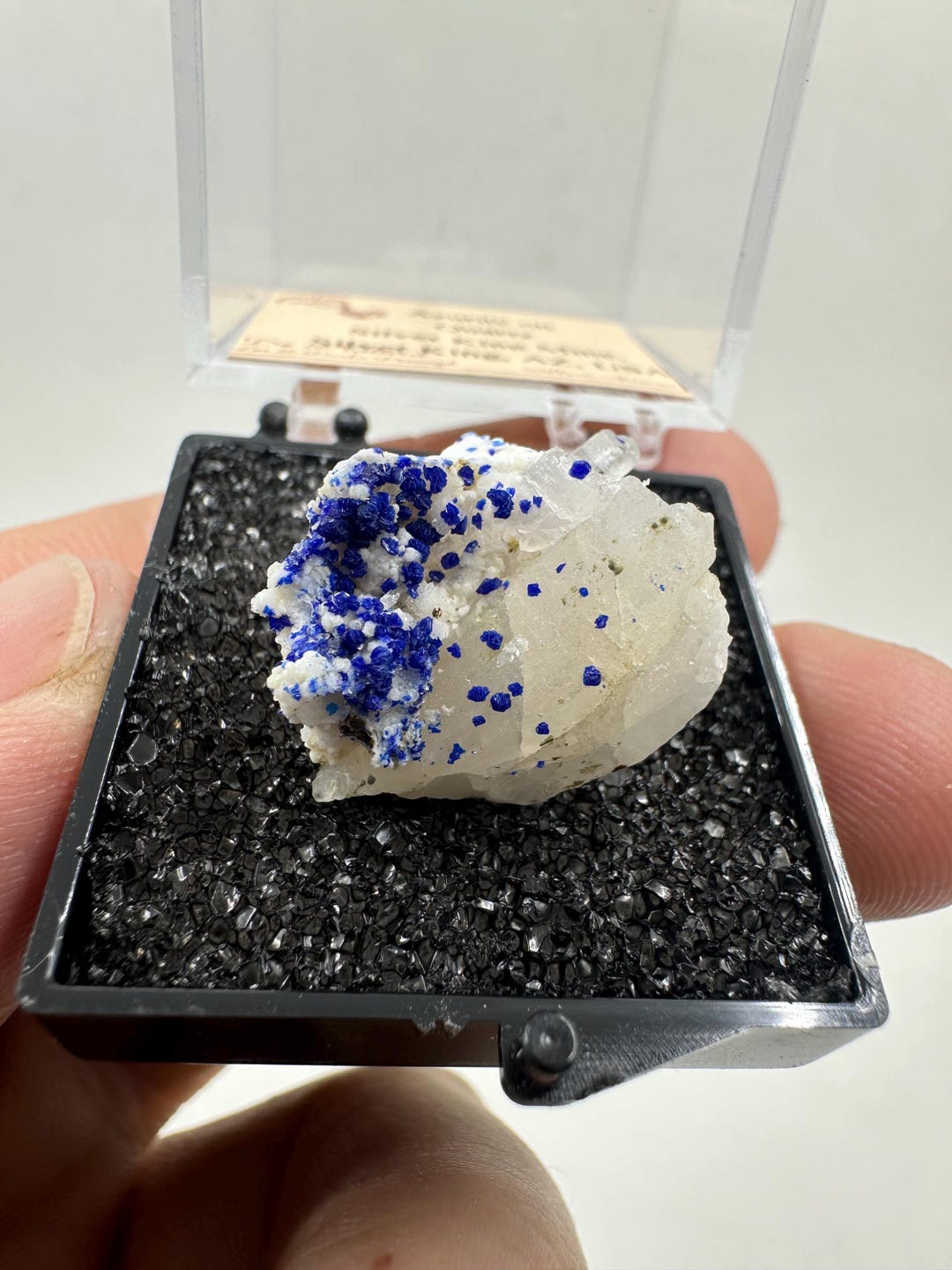 Azurite on Quartz, Silver King Mine, Arizona - Etsy