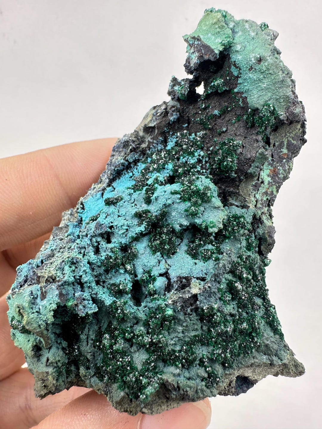 Malachite on Chrysocolla, Ray Mine, Arizona - Etsy