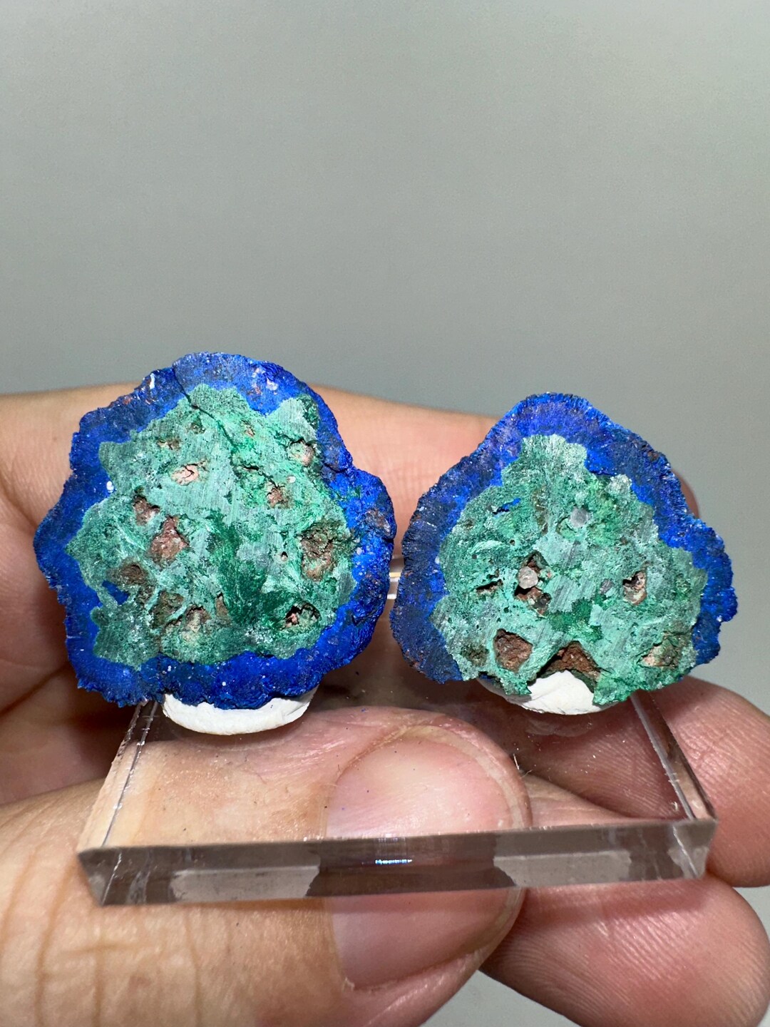 Azurite and Malachite Geode, Blue Ball Mine, Arizona - Etsy