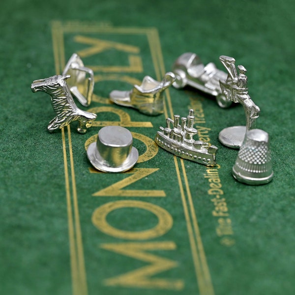 Monopoly Game Pieces - Etsy