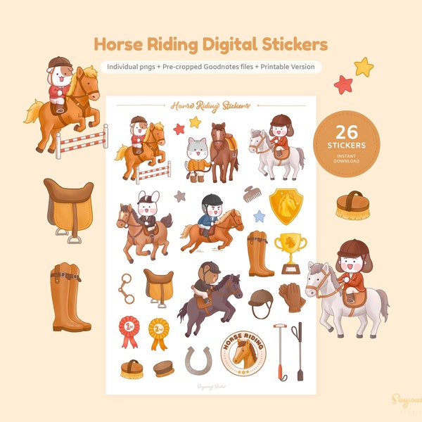 Cute Horse Stickers - Etsy Canada