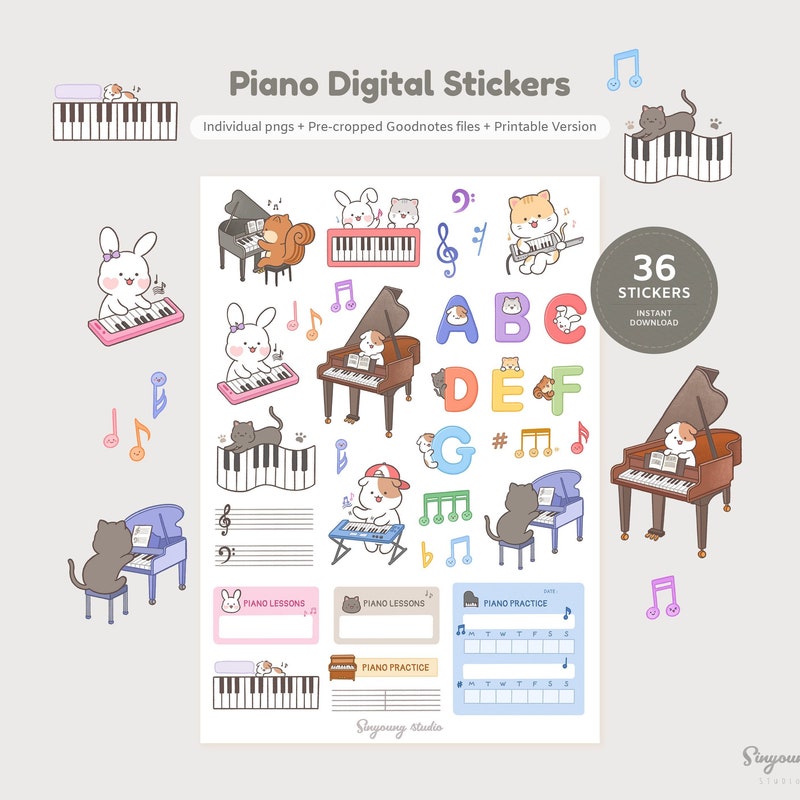 Kawaii Keyboard Sticker - Etsy