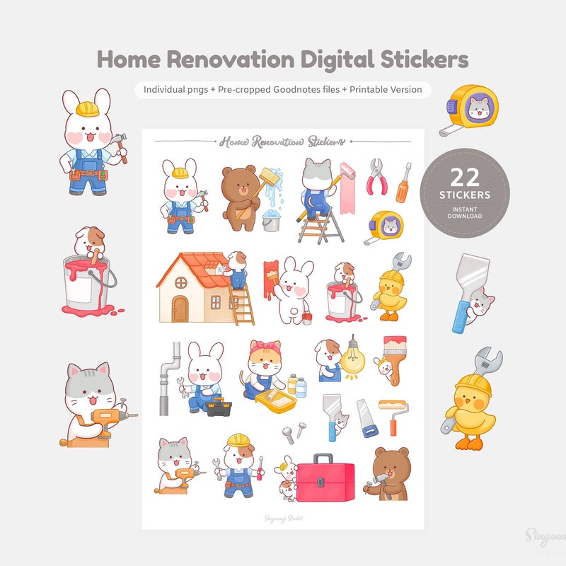 Home Sticker - Etsy