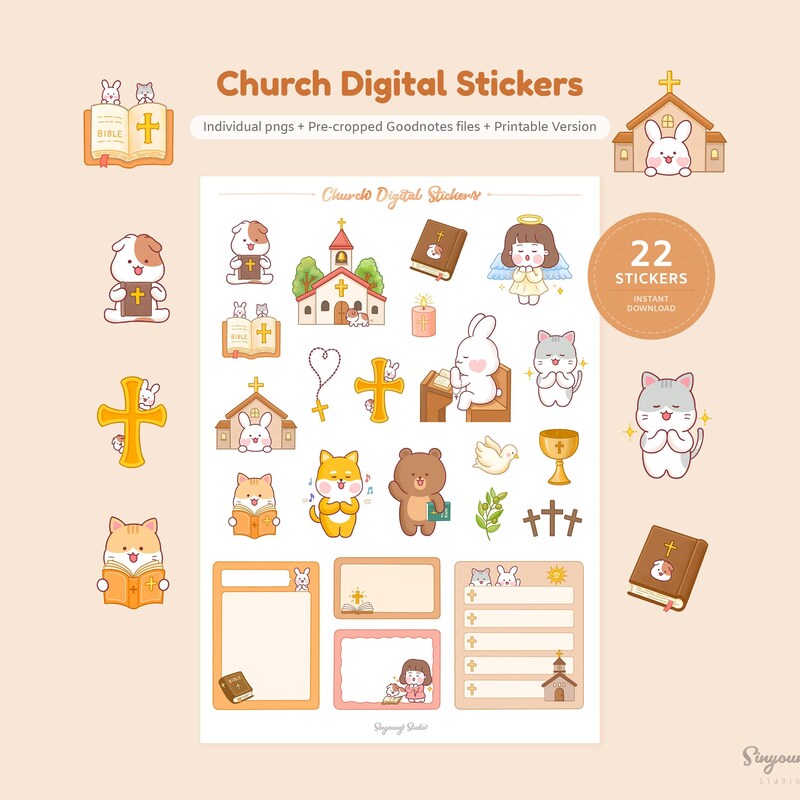 Religious Sticker - Etsy
