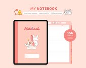 Cute My Notebook Digital Template Digital Notebook With - Etsy