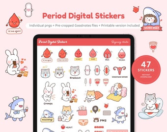 Period Tracking Stickers - Etsy
