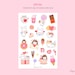 Cute Valentine's Day Digital Planner Stickers February Goodnotes ...
