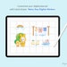 Cute Rainy Day Digital Stickers Hand Drawn Umbrella Goodnotes Stickers ...