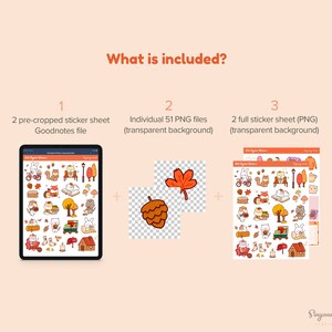 Cute Fall Digital Planner Stickers Hand Drawn Autumn Vibes Goodnotes ...
