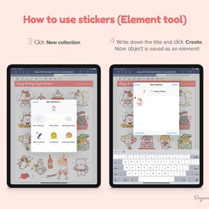 Happy Birthday Stickers for Digital Planner Cute Animal - Etsy