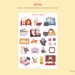 Cute Movie Time Digital Stickers for Movie Lover | Movie Night ...