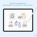 Cute Household Chores Digital Planner Stickers Cleaning Day Goodnotes ...