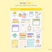 Cute Study Digital Stickers for Goodnotes Planner | Hand Drawn Student ...