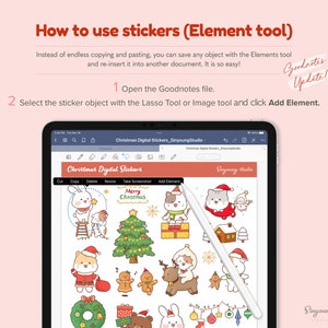 Cute Christmas Digital Planner Stickers Winter Holidays - Etsy