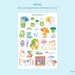 Cute Rainy Day Digital Stickers | Hand Drawn Umbrella Goodnotes ...