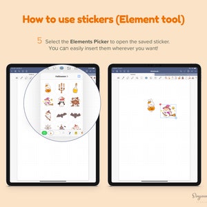 Cute Halloween Digital Stickers Spooky Season Goodnotes - Etsy