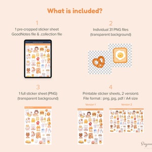 Cute Baking Digital Planner Stickers | Home Bakery Goodnotes Sticker ...