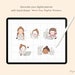 Cute Work Day Girl Character Digital Stickers | Office Work Goodnotes ...