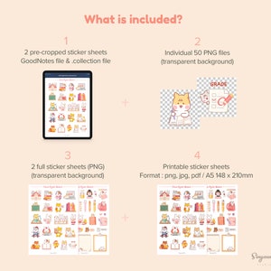 Cute School Stickers for Digital Planner | Back to School Goodnotes ...