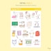 Cute Study Digital Stickers for Goodnotes Planner Hand Drawn Student ...
