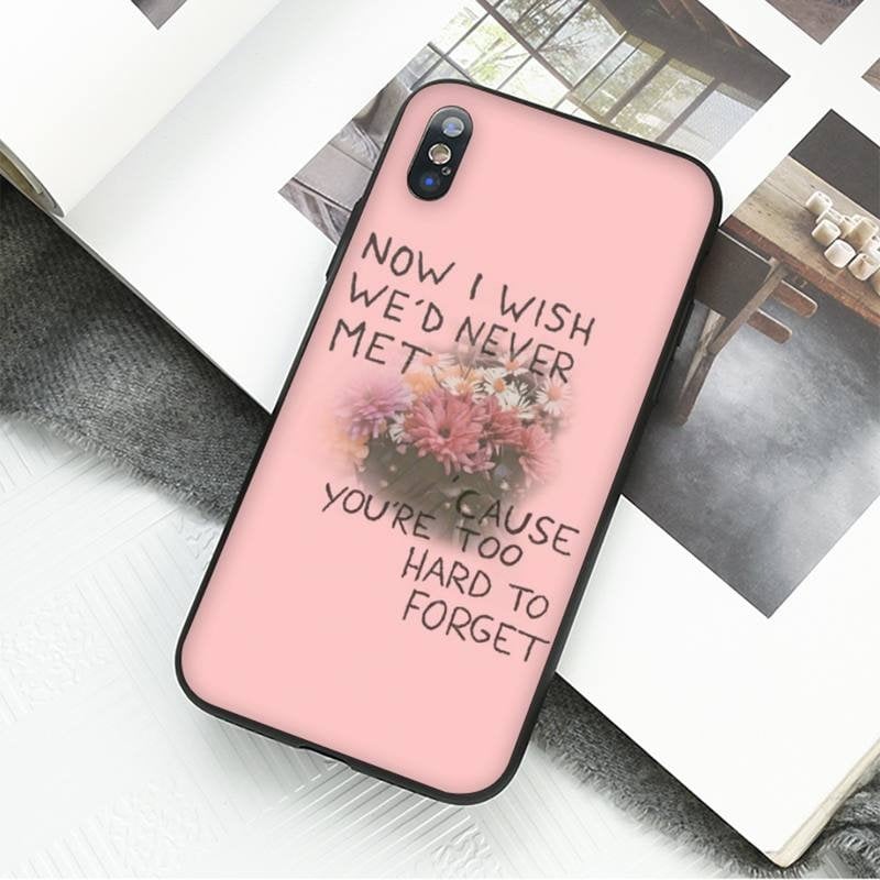 Pink Aesthetic Phone Case Pink Aesthetics Songs Lyrics | Etsy
