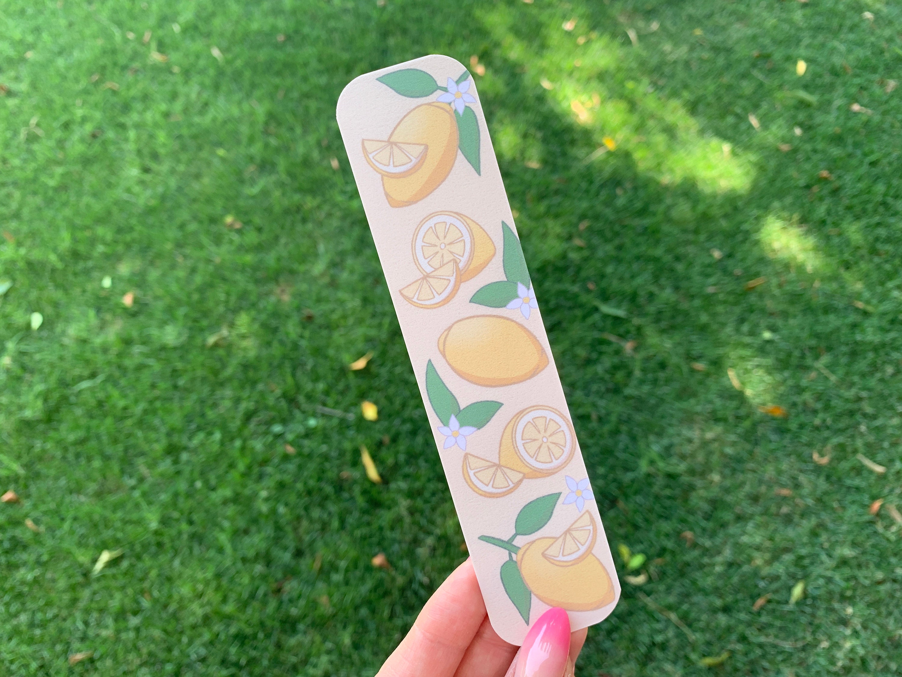 Lemon Bookmarks - Cute Original Lemon Art - Etsy