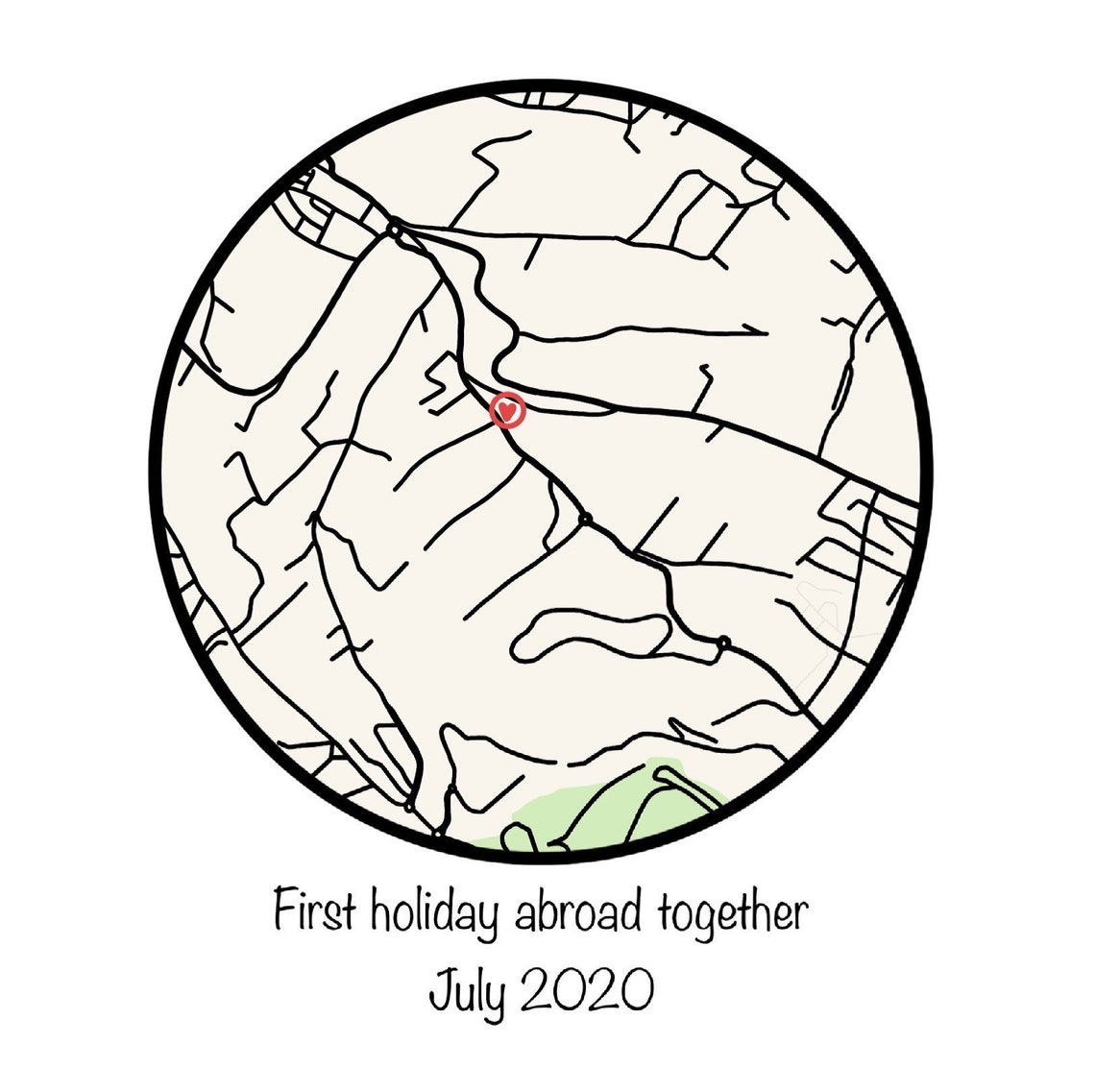 Digital Personalised Map Drawings - Etsy