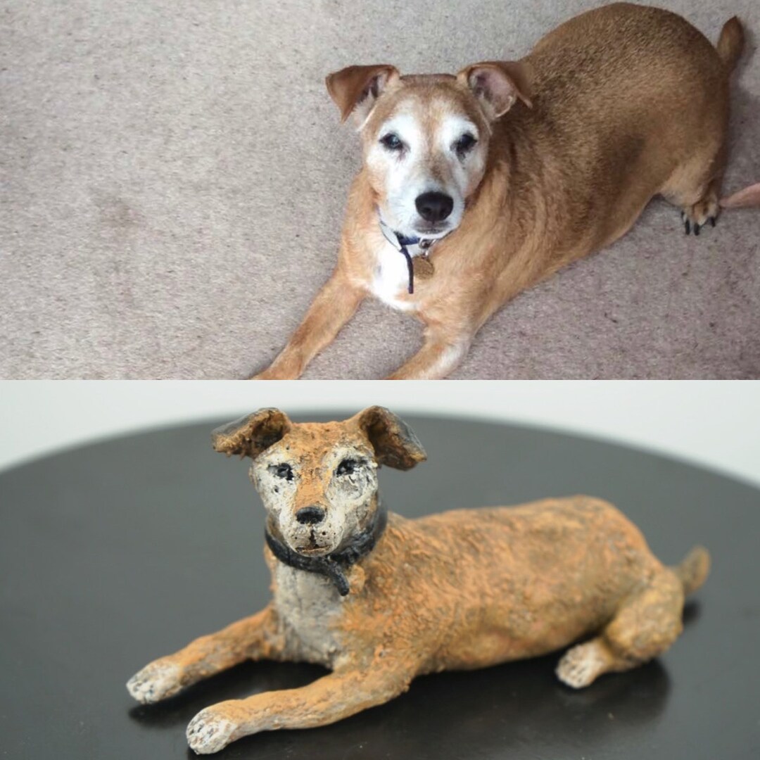 Clay Model of Your Dog. Mini Dog Figurine. Awesome Ornament or Amazing ...