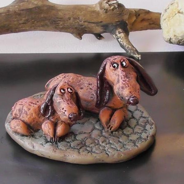 Ceramic Dachshund - Etsy