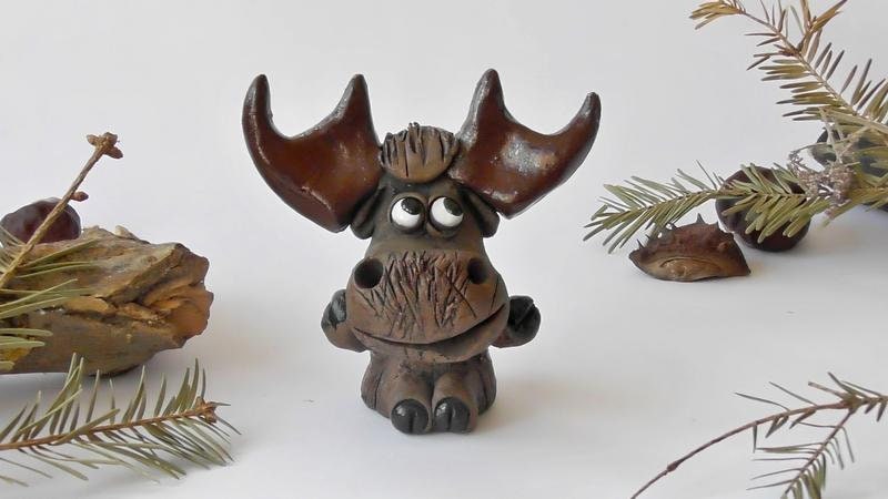 Ceramic Moose Moose Decor Figurines Moose Sculpture Moose - Etsy