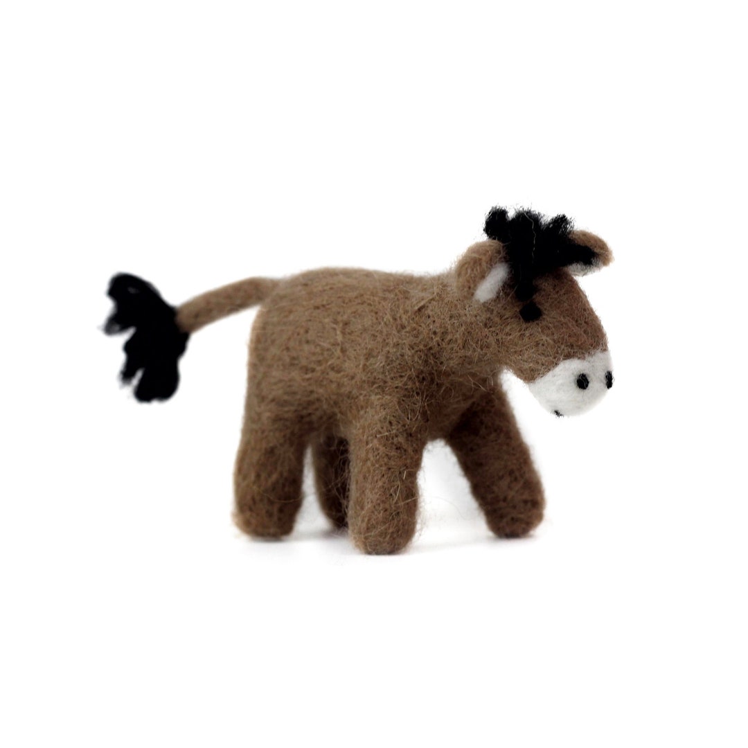 Donkey Needle Felting Kit - Including Everything to Make - Felting ...