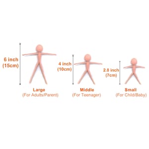 Pre-made Needle Felted Body 6" and 2.8" for Needle Felting Kits to Make ...