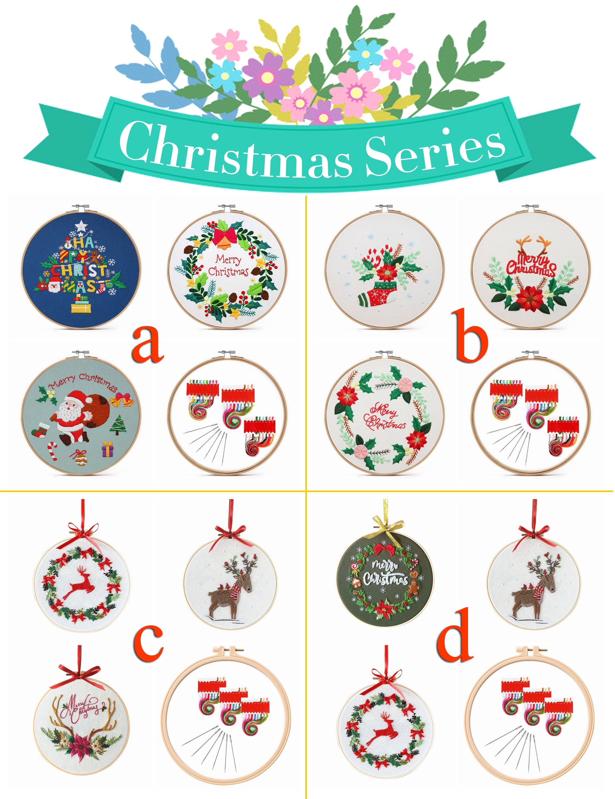 She is Beauty Feminist Hoop Art Embroidery Kit Female Gift Modern ...