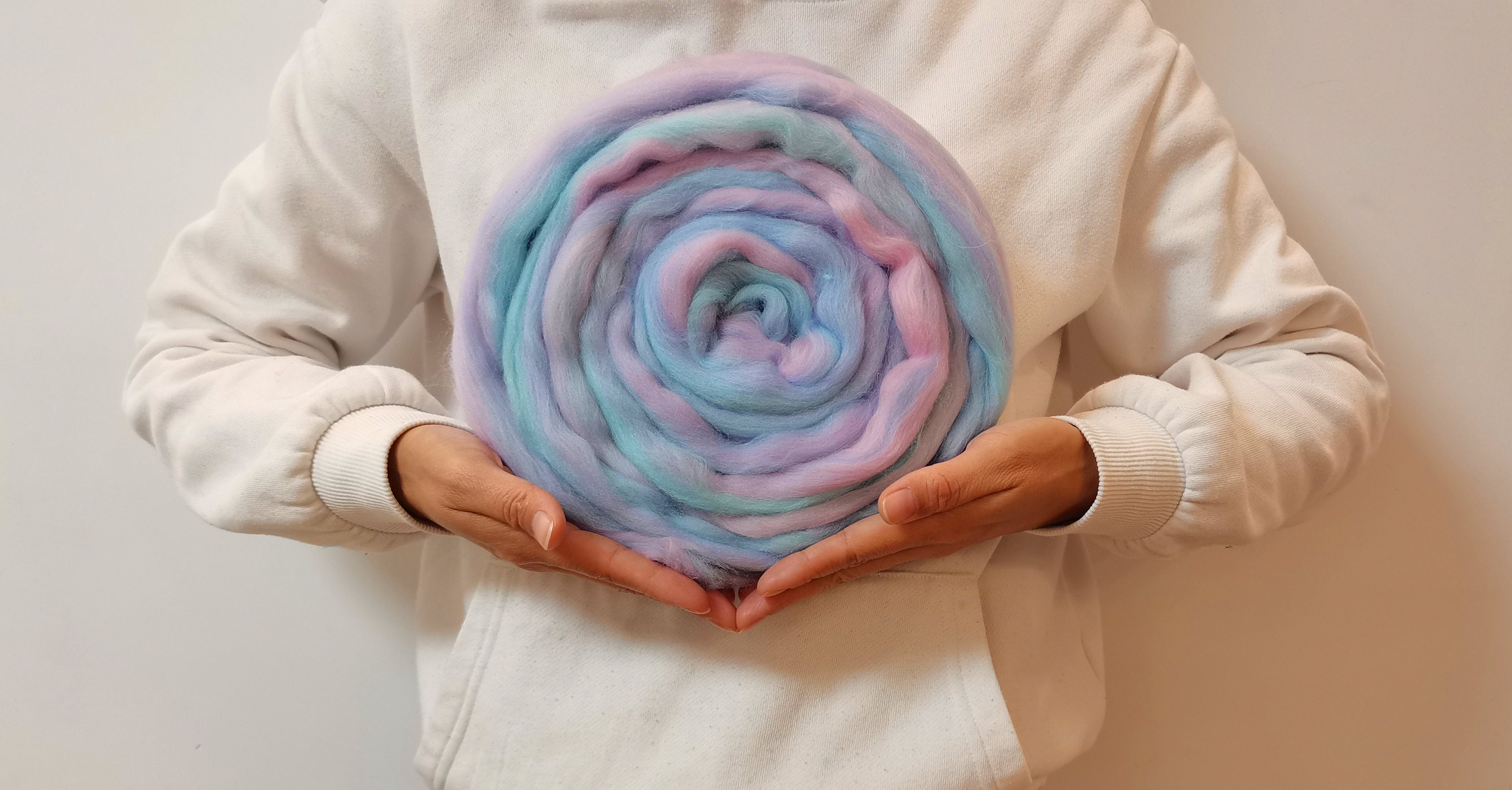 Blended Roving Wool 24 Options Roving for Spinning Wet | Etsy