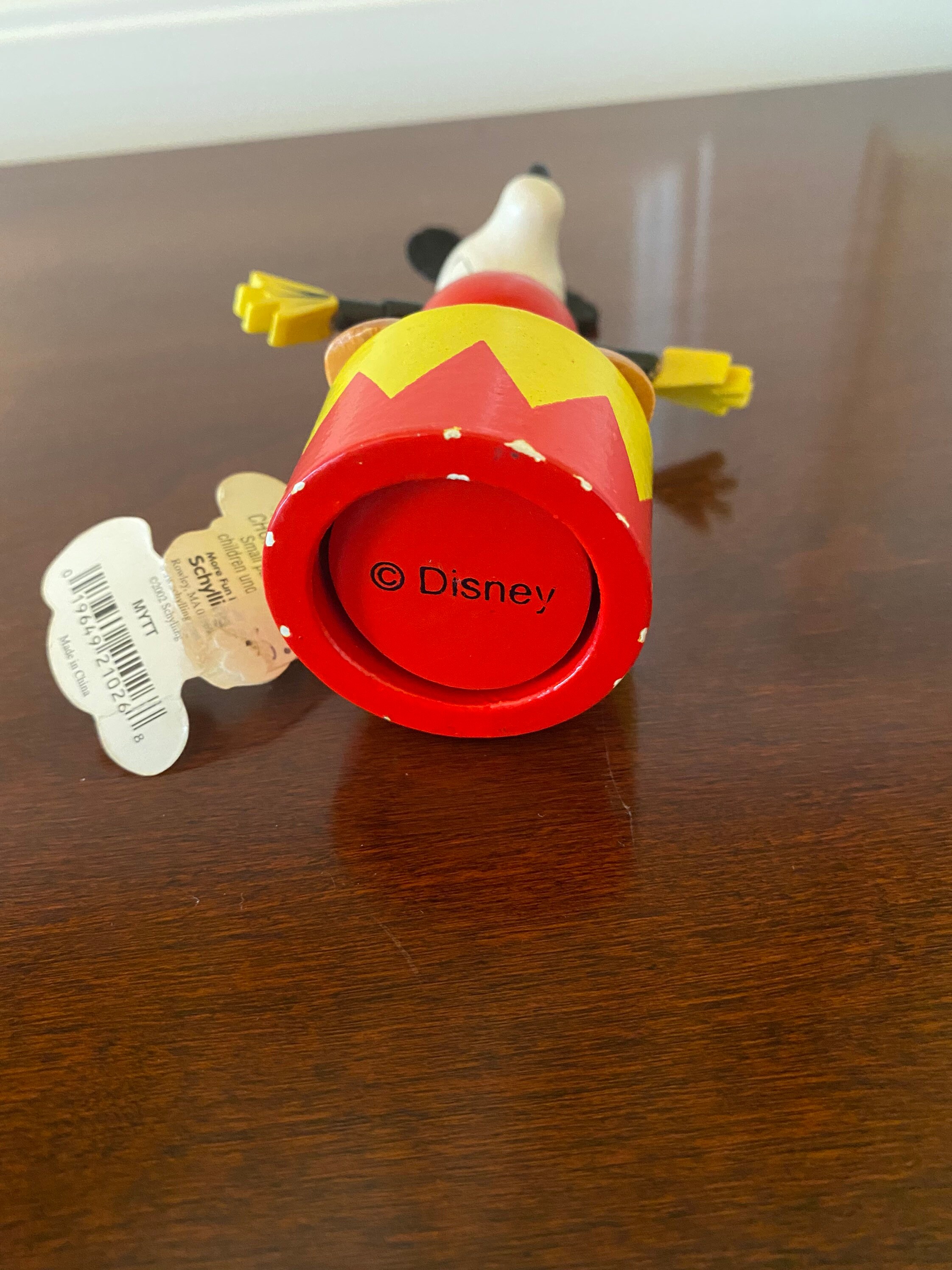 Vintage Walt Disney Mickey Mouse Wooden Push up Puppet With Tags - Etsy