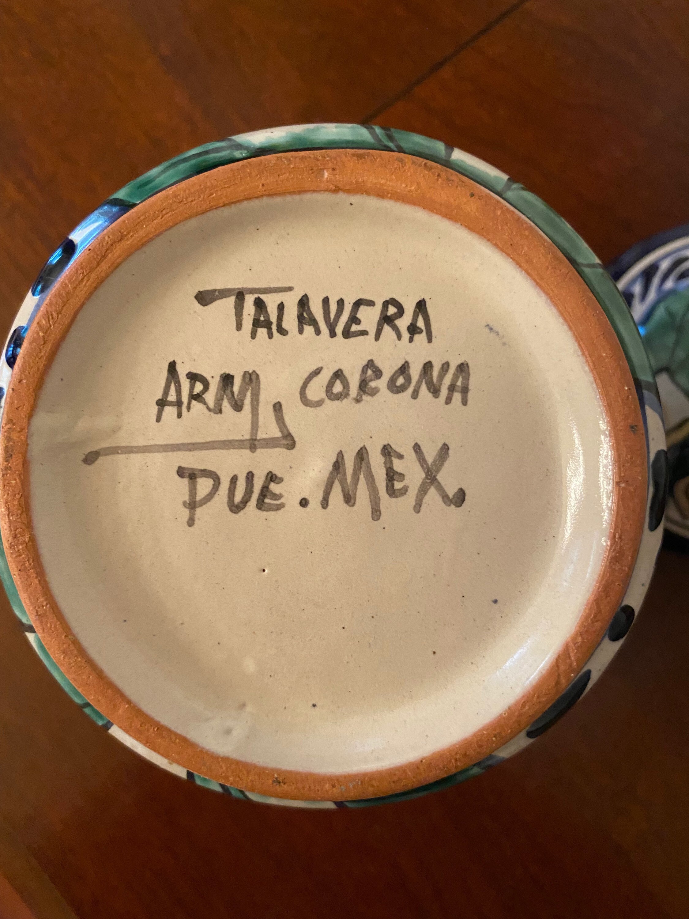 Vintage Talavera Arm Corona Mexican Pottery Small Jar With Lid - Etsy