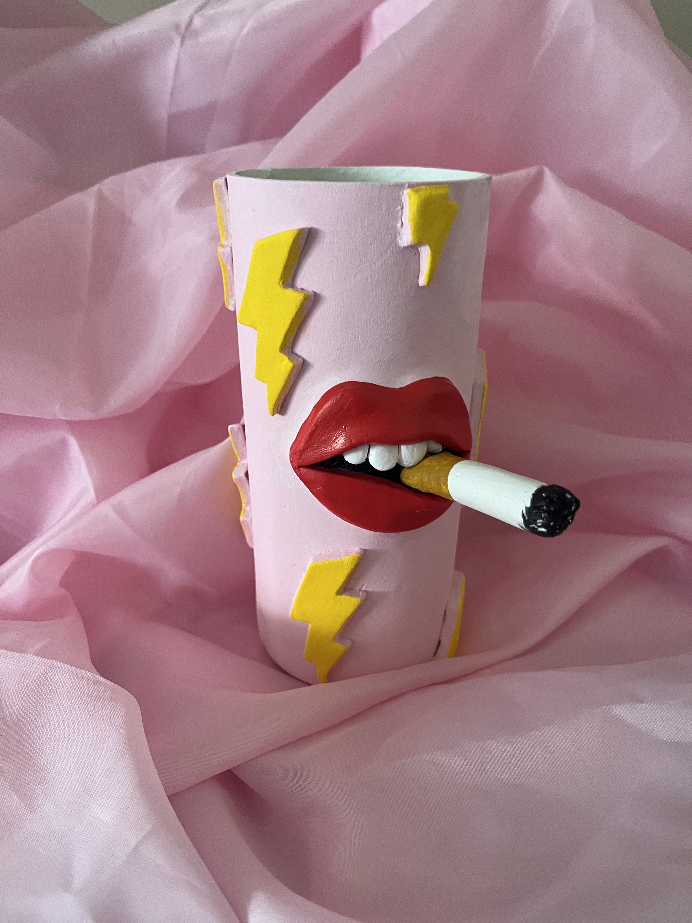 Pink Lips Smoking Weed Tumblr