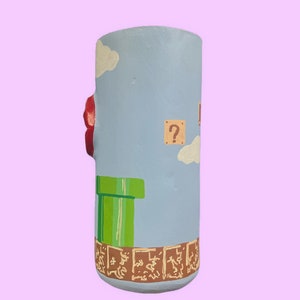 Super Mario Bros Pot // Decor // Lip Pot // Retro Game - Etsy